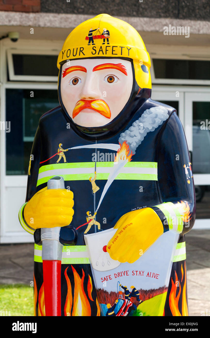 Baron Button sculpture on display, part of the Barons Trail through ...