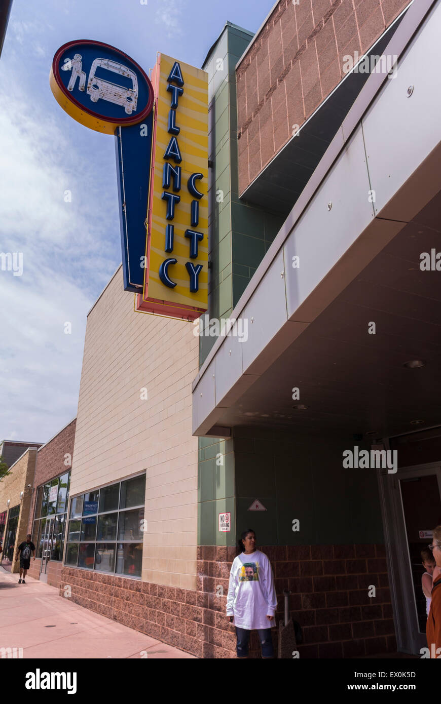 Atlantic City, NJ, USA, Buildings, Bus Station, Front Entrance, City ...