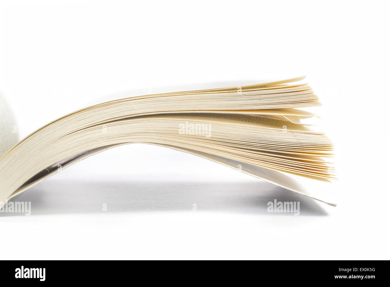 Open book side view hi-res stock photography and images - Alamy