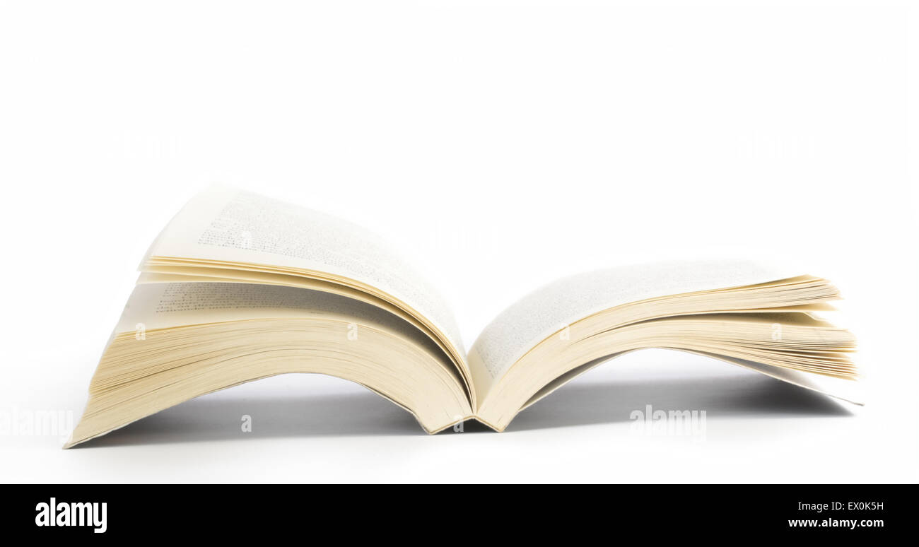 Open book side view hi-res stock photography and images - Alamy