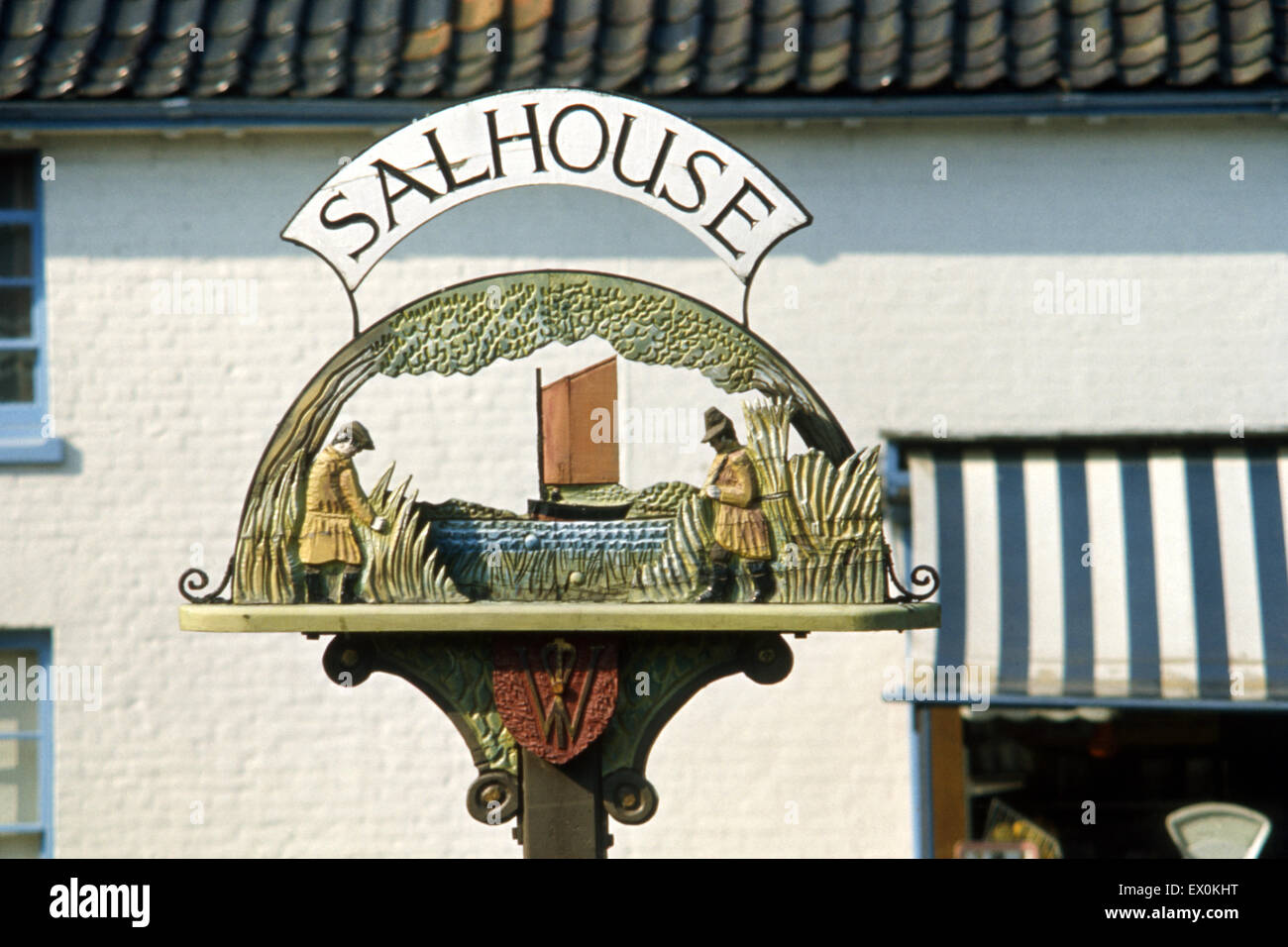 Village sign, Salhouse, Norfolk, England Stock Photo - Alamy