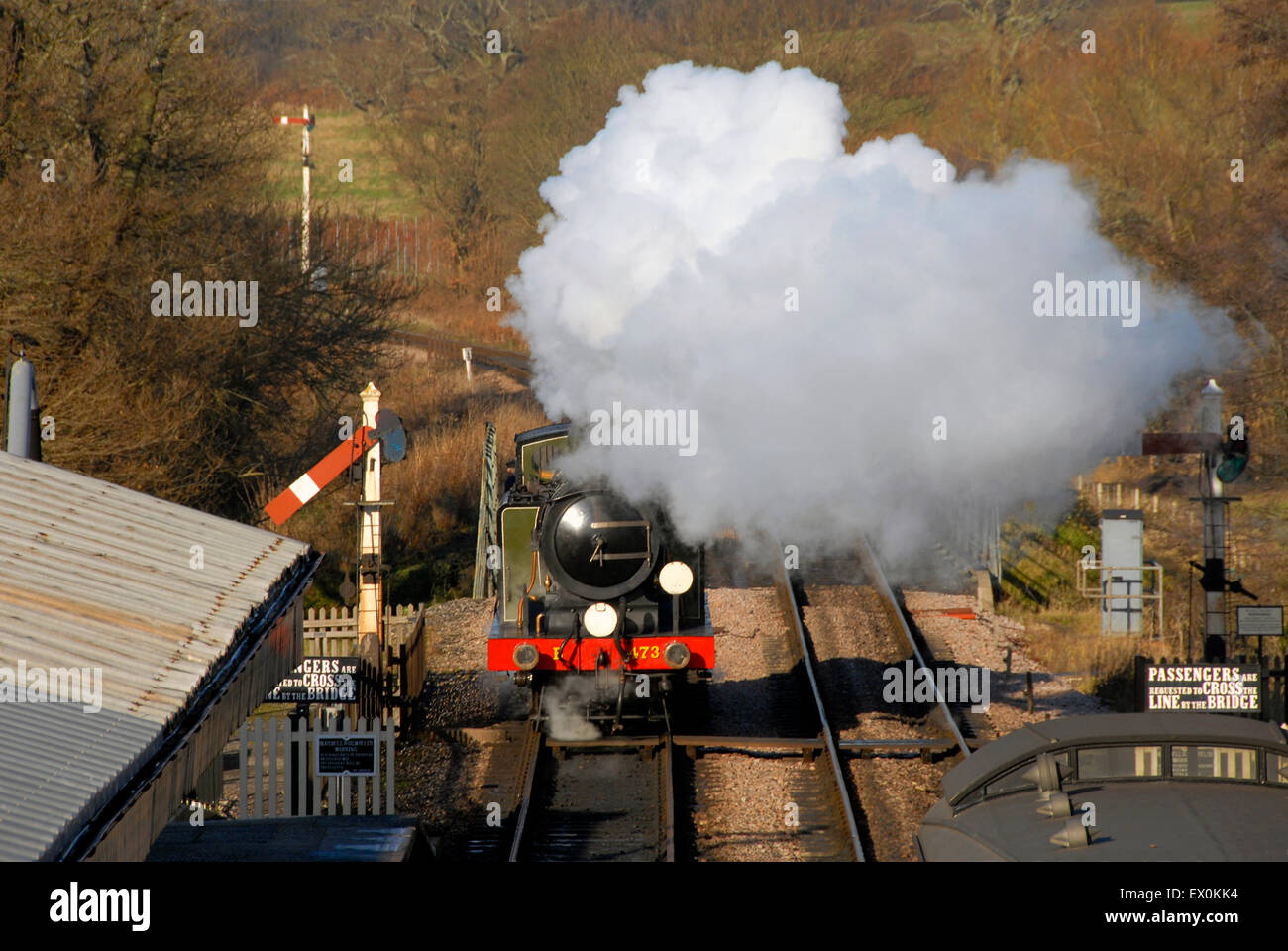 Preserved uk steam train hi-res stock photography and images - Alamy