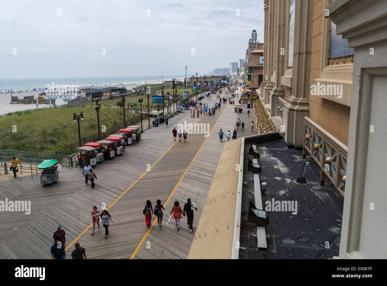 Atlantic city boardwalk view from hi-res stock photography and images ...