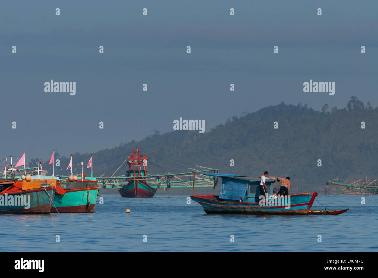 Sumatran fishing boats hi-res stock photography and images - Alamy