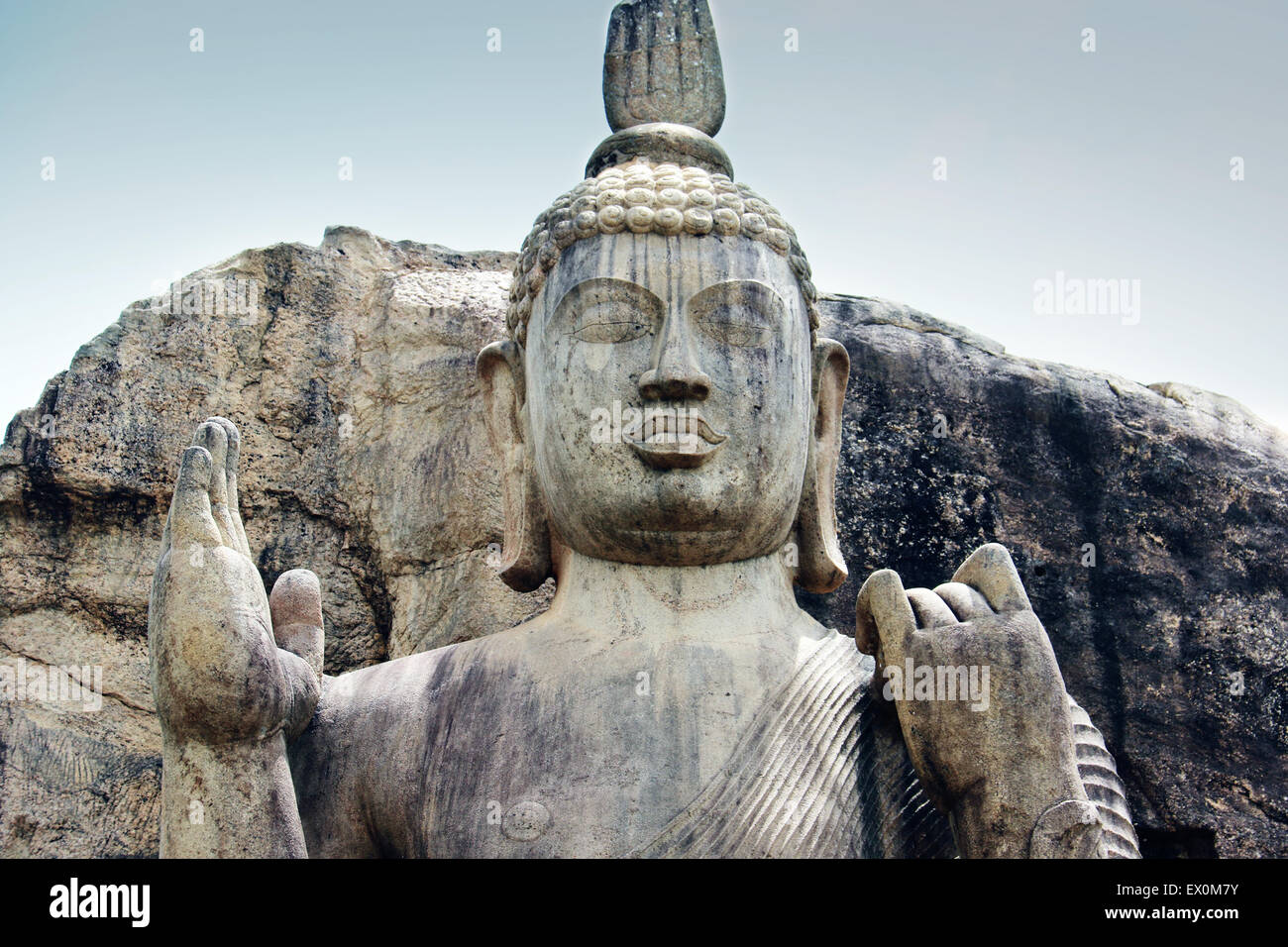The Avukana Buddha Statue, Sri Lanka Stock Photo - Alamy