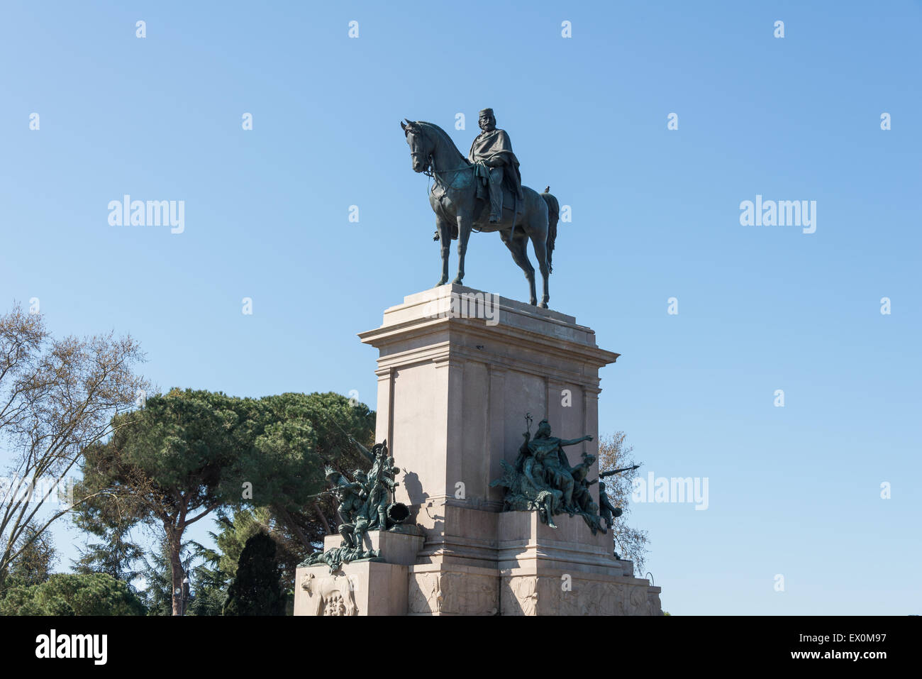 Monument to Garibaldi Stock Photo - Alamy