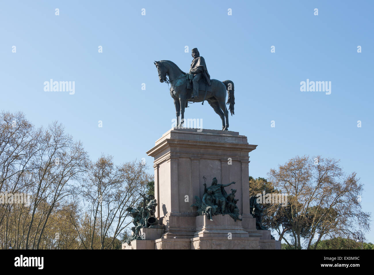 Monument to Garibaldi Stock Photo - Alamy