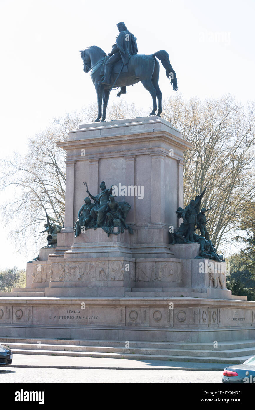 Monument to Garibaldi Stock Photo - Alamy