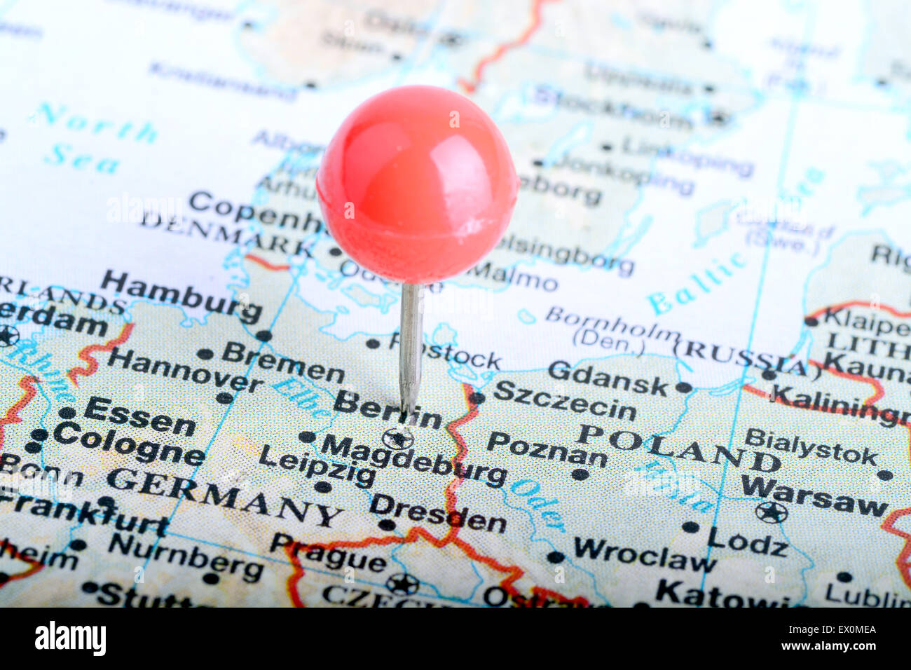 Map of berlin hi-res stock photography and images - Alamy