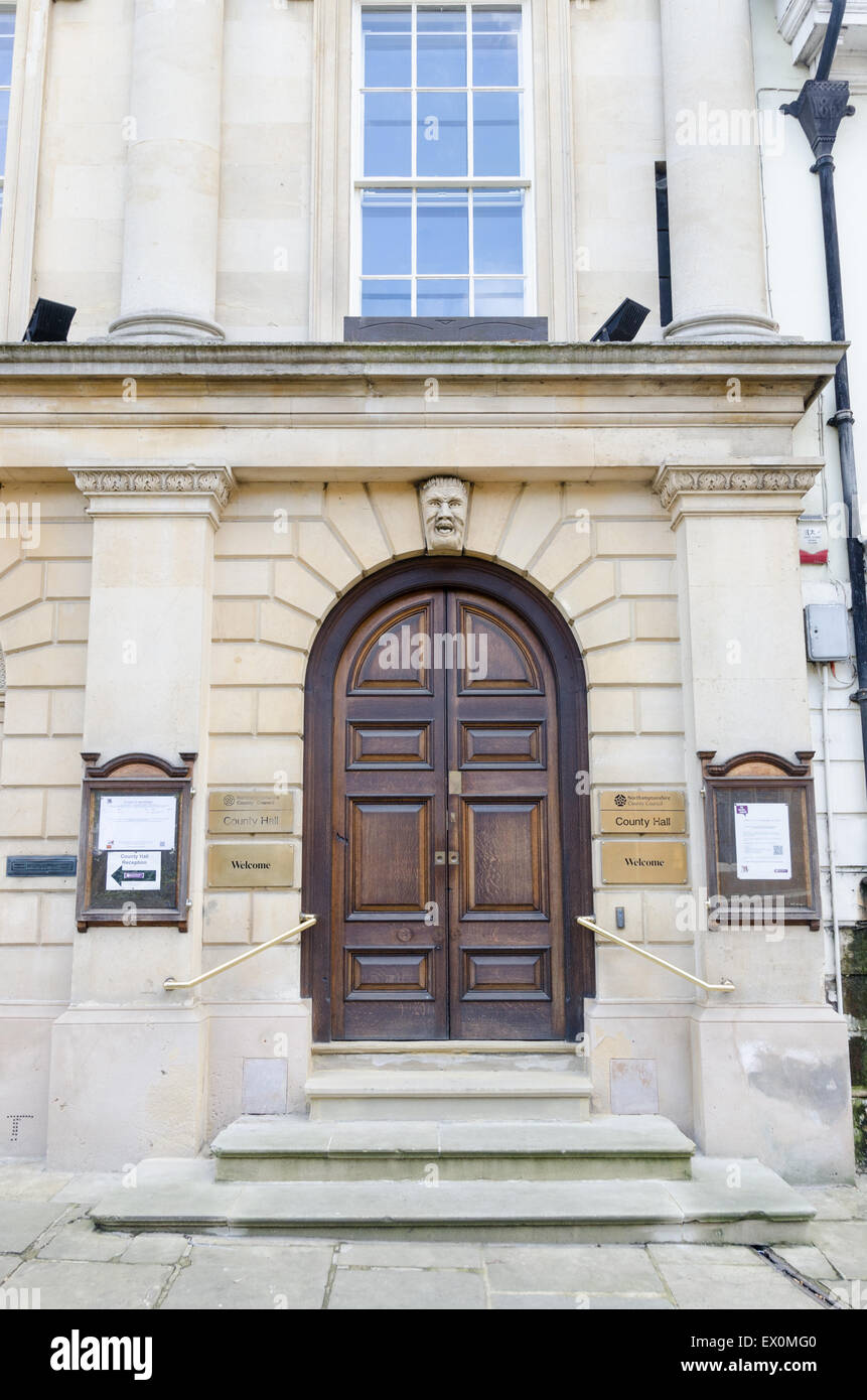 Northampton County Council County Hall building entrance Stock Photo ...
