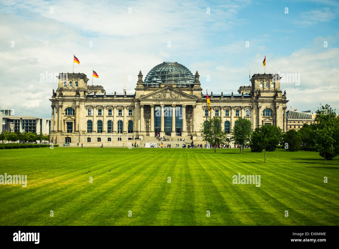 Reichstag parliament building from the road Stock Photo - Alamy