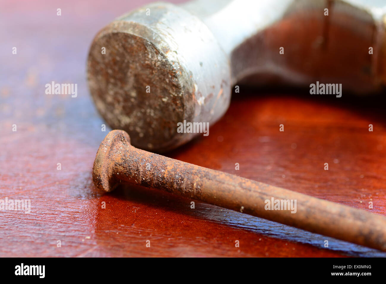 Old nails hi-res stock photography and images - Alamy