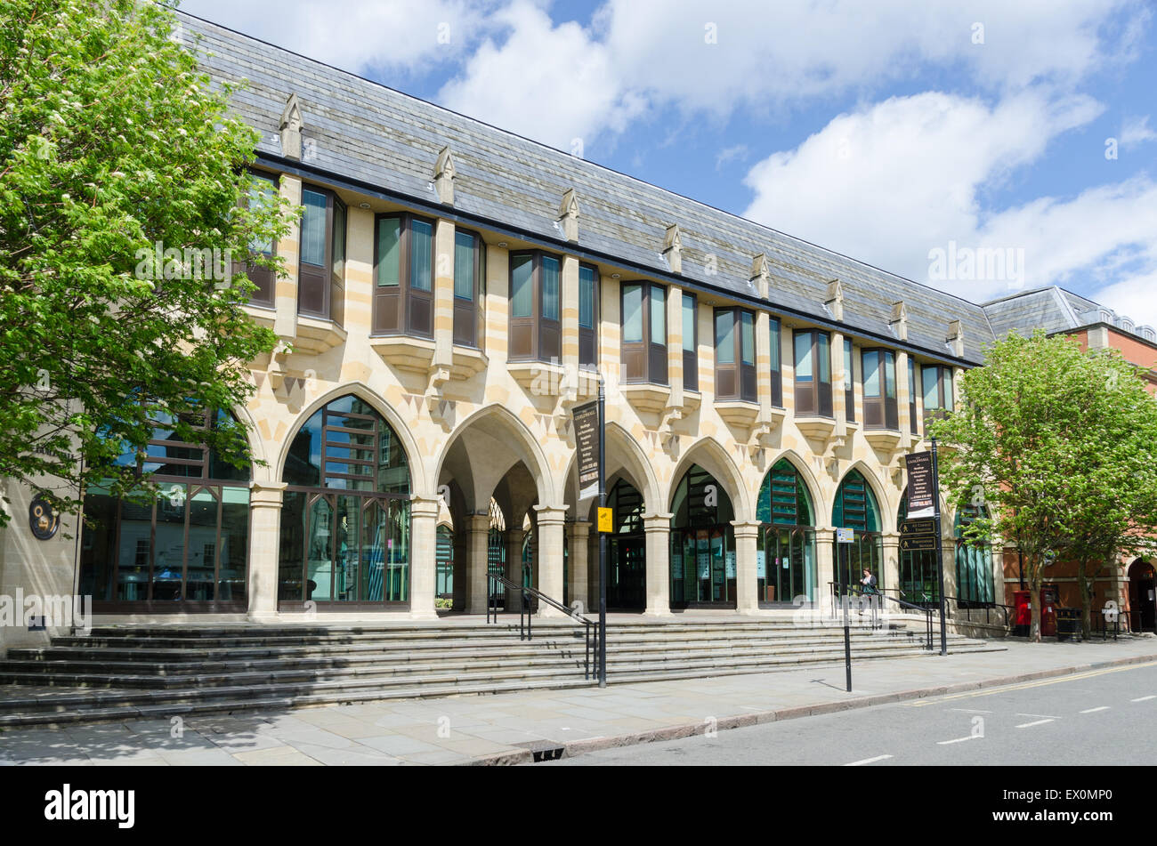 Northampton Guildhall on St Giles' Square in Northampton which was ...