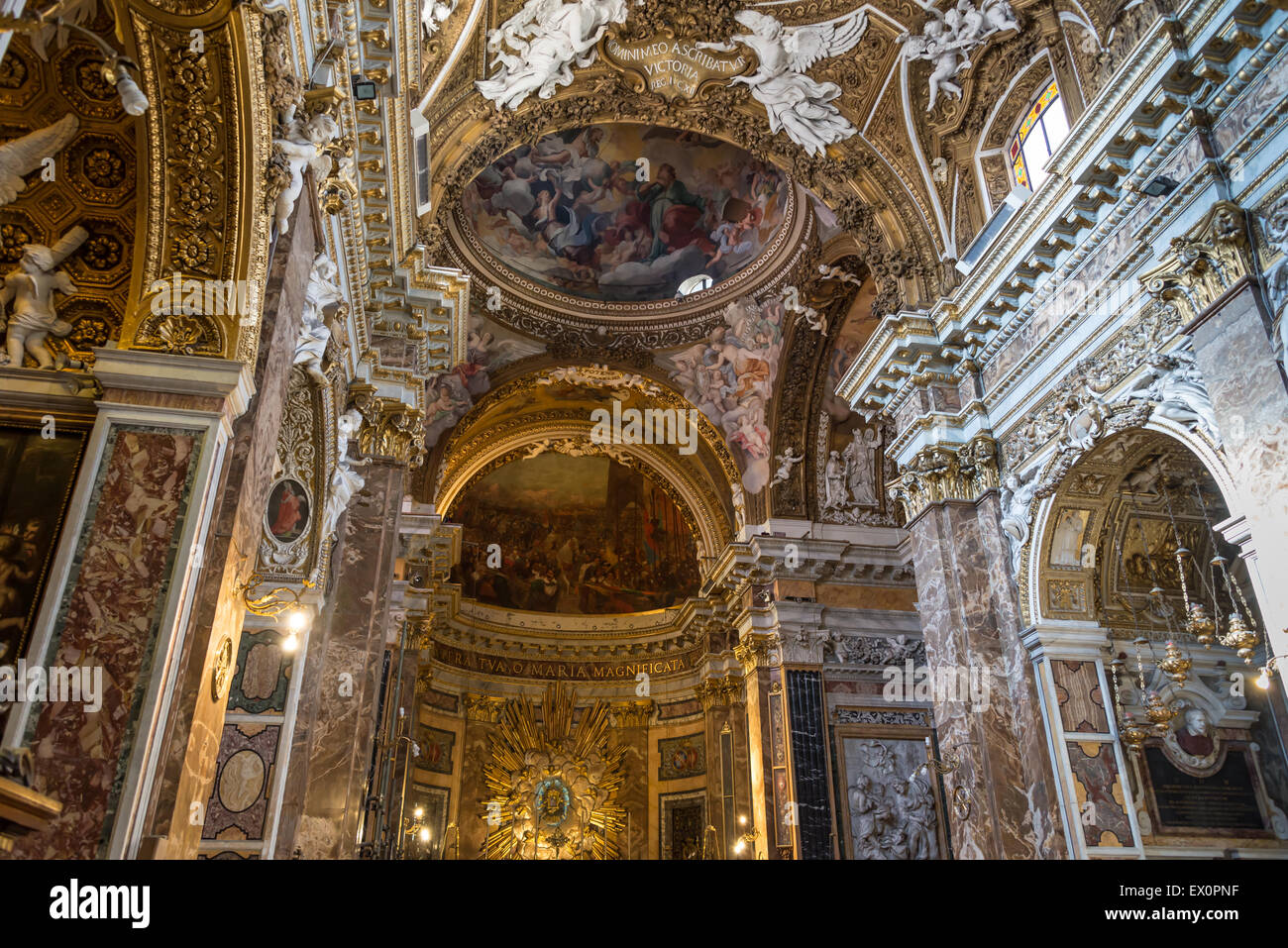 Santa Maria della Vittoria Stock Photo - Alamy