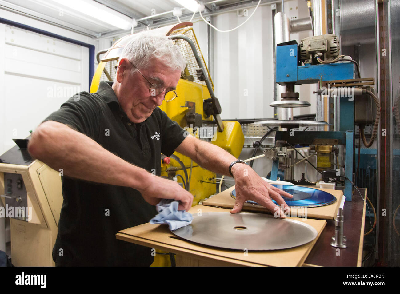 London, UK. 26 June 2015. The Vinyl Factory Press at the Silk Street ...