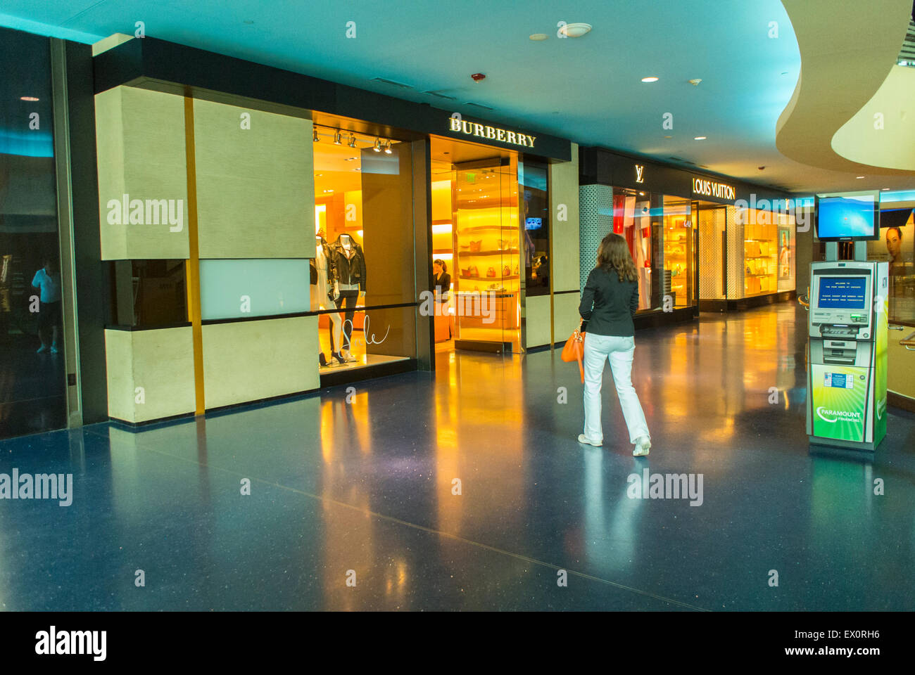 Atlantic City, New Jersey, USA, Inside, Local Luxury CLothing Store ...