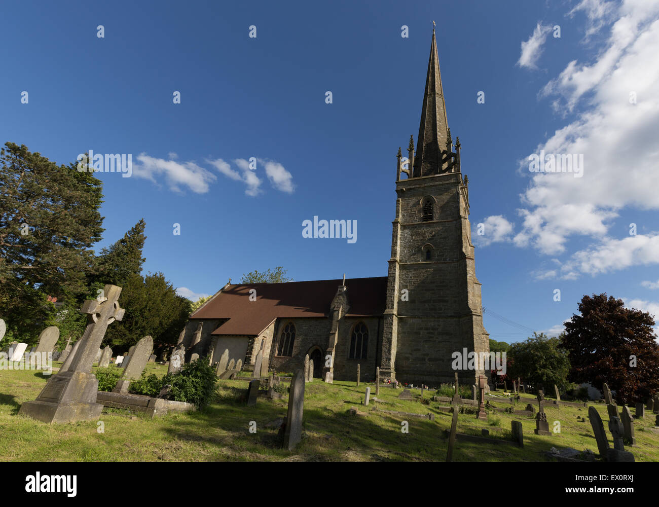 The Church of St. John the Baptist, Ruardean, Gloucestershire, England ...