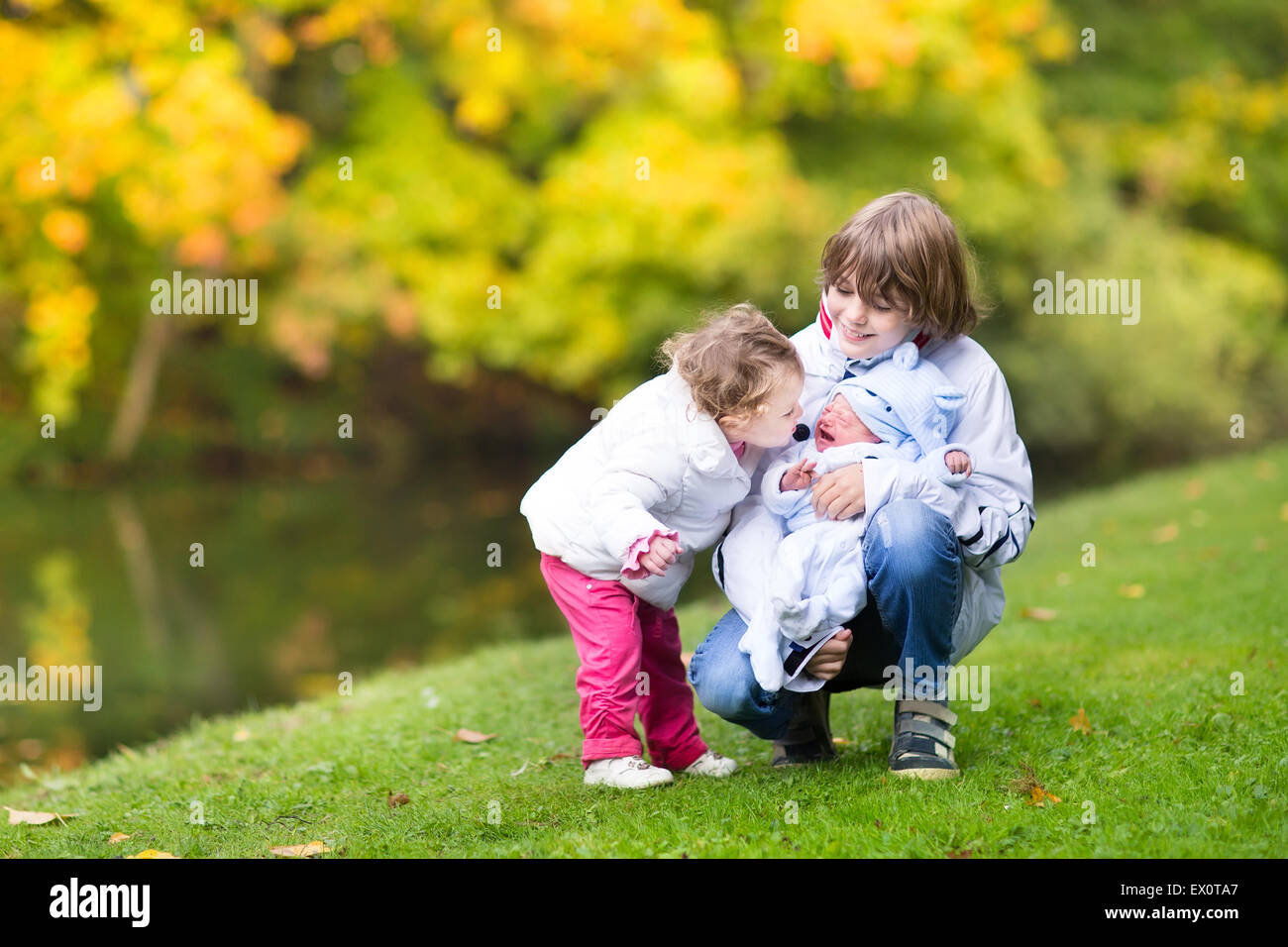Comforting crying baby hi-res stock photography and images - Alamy