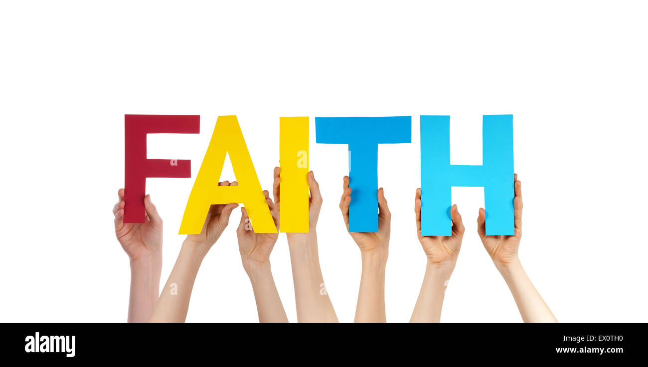 Word faith hi-res stock photography and images - Alamy