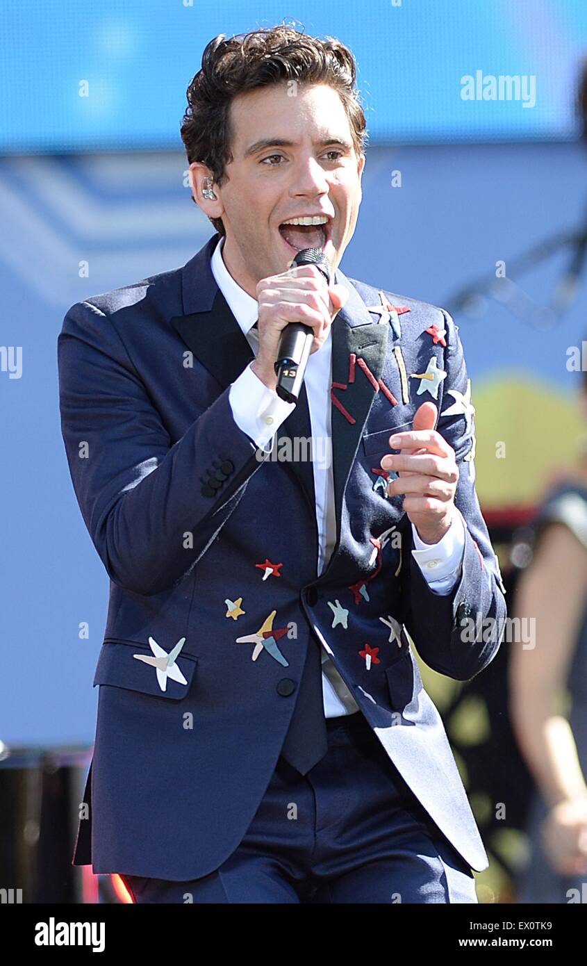 New York, NY, USA. 3rd July, 2015. Mika on stage for ABC's Good Morning ...
