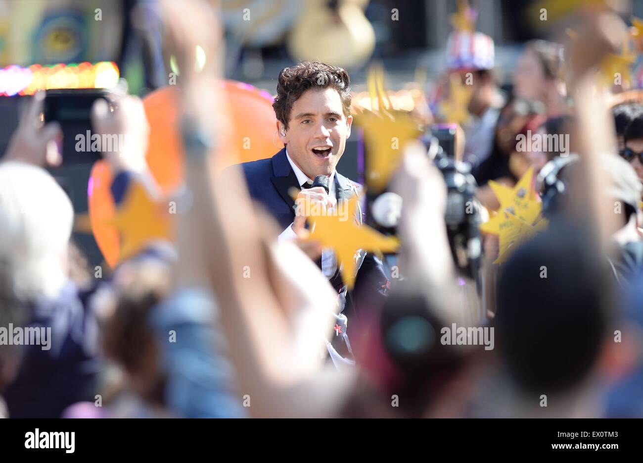 New York, NY, USA. 3rd July, 2015. Mika on stage for ABC's Good Morning ...