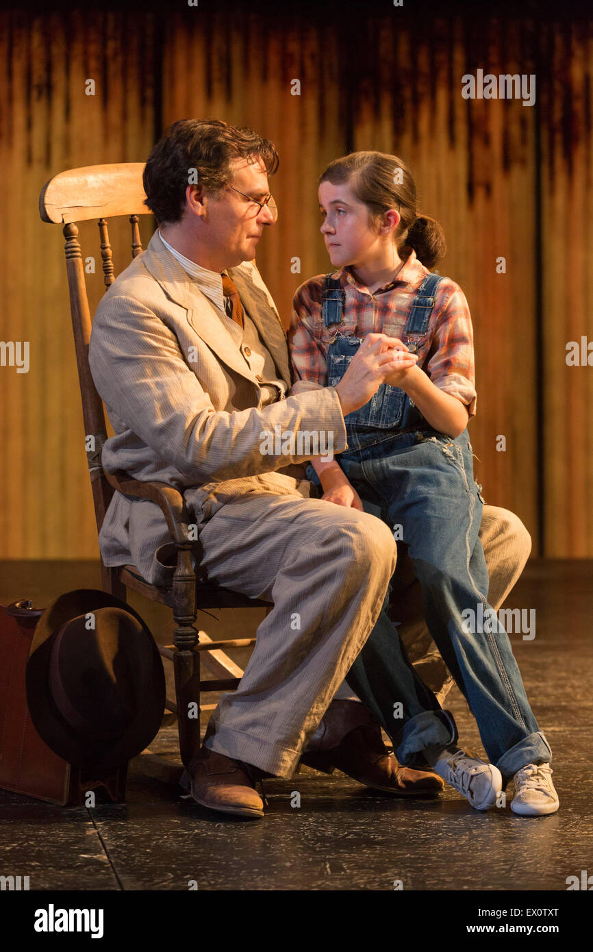 25/06/2015. London, UK. Robert Sean Leonard as Atticus Finch and Ava ...