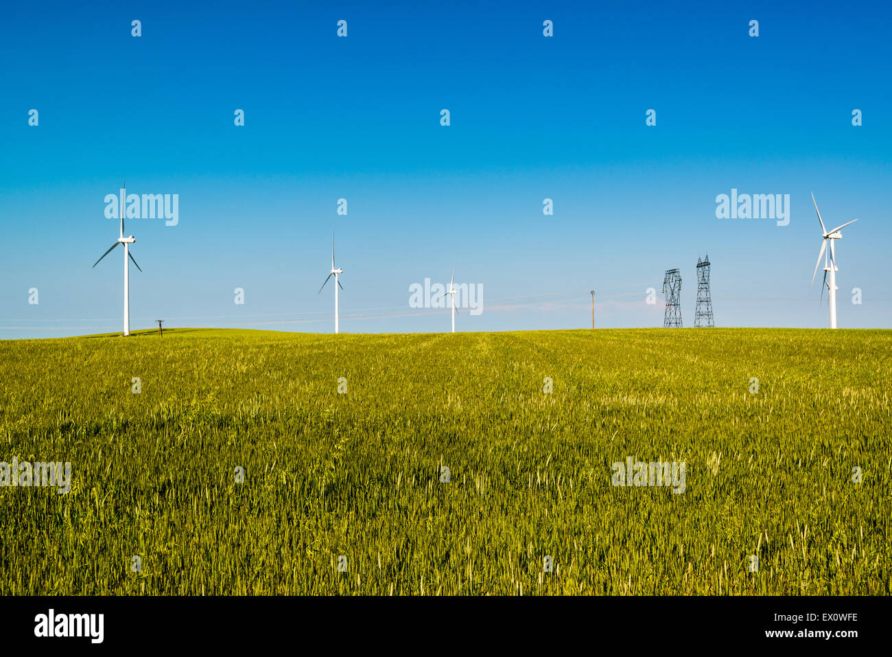 Wind power pole hi-res stock photography and images - Alamy