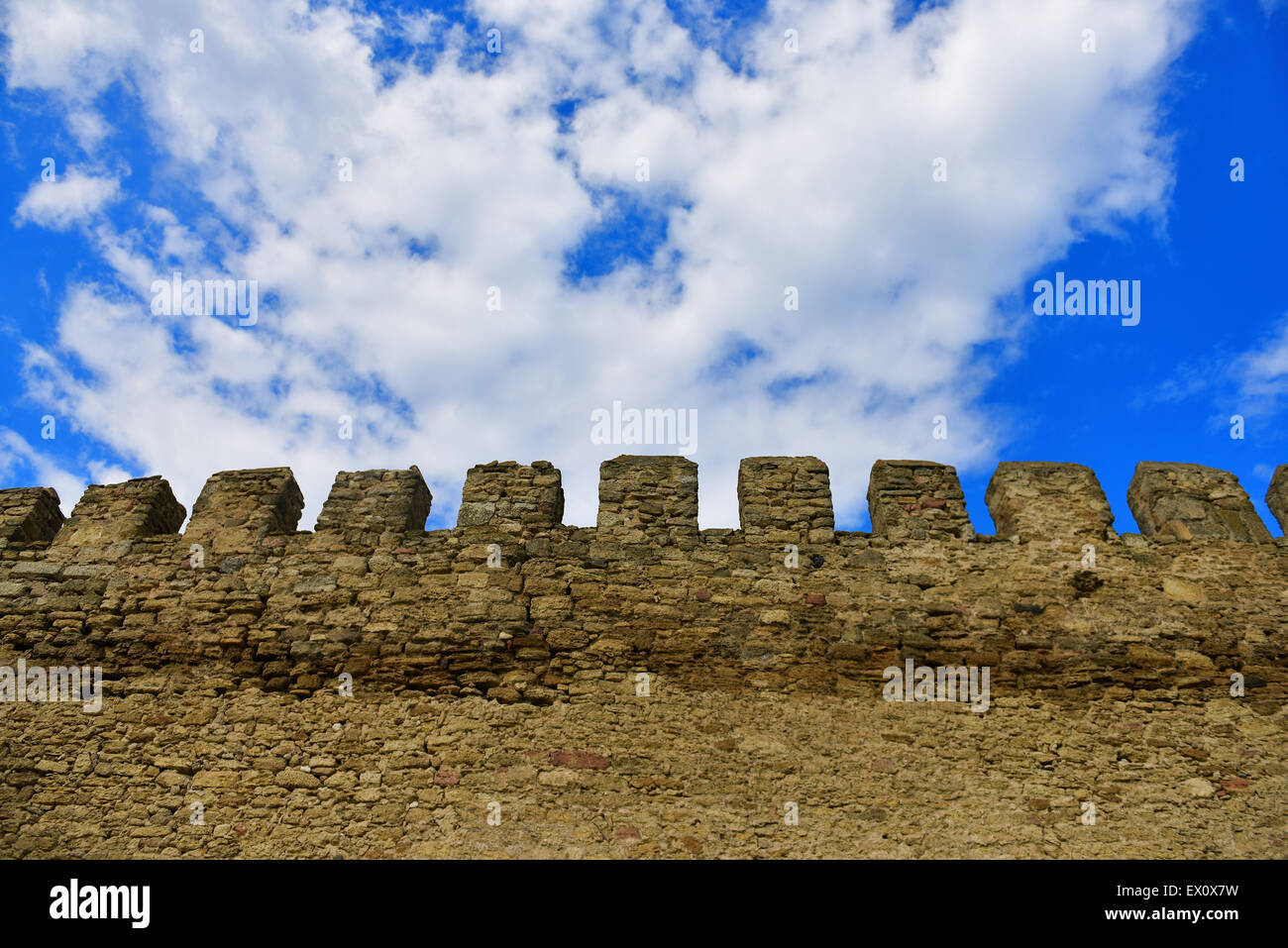 wall at Akkerman fortress in Belgorod Dnestrovsky city, Ukraine Stock ...