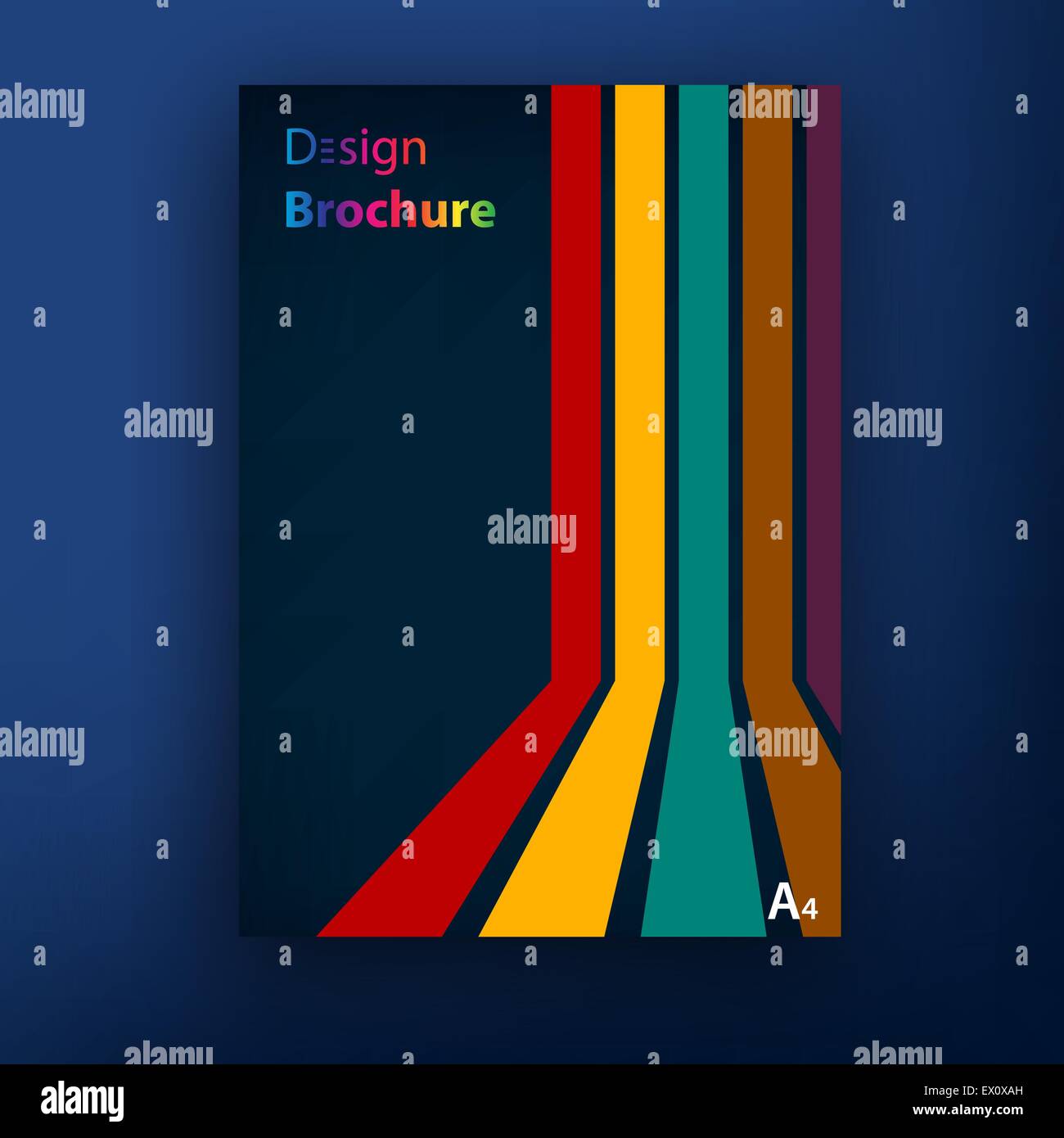 Vector brochure booklet cover design templates collection Stock Vector ...