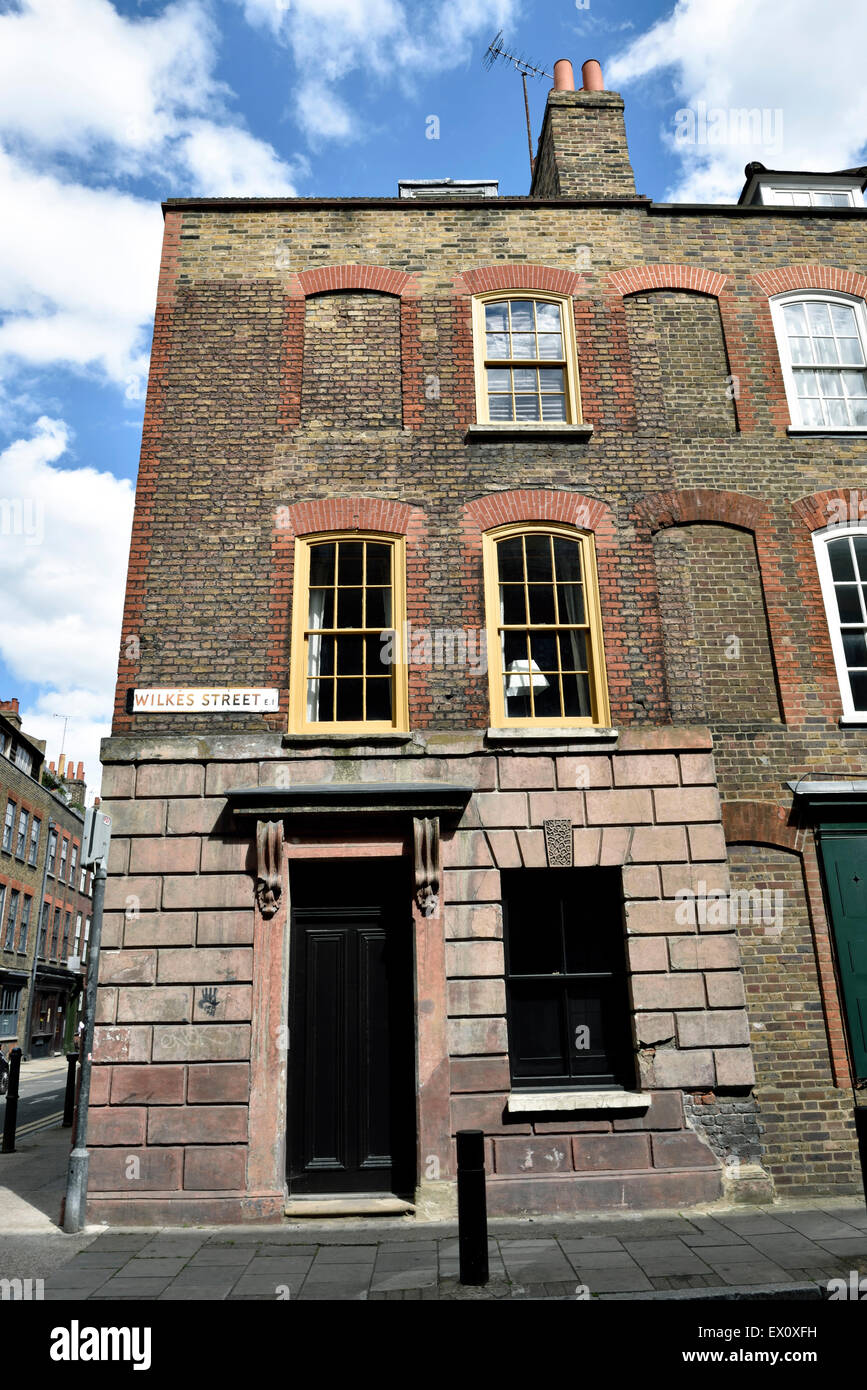 Georgian house Wilkes Street Spitalfields E1 London Borough of Tower ...