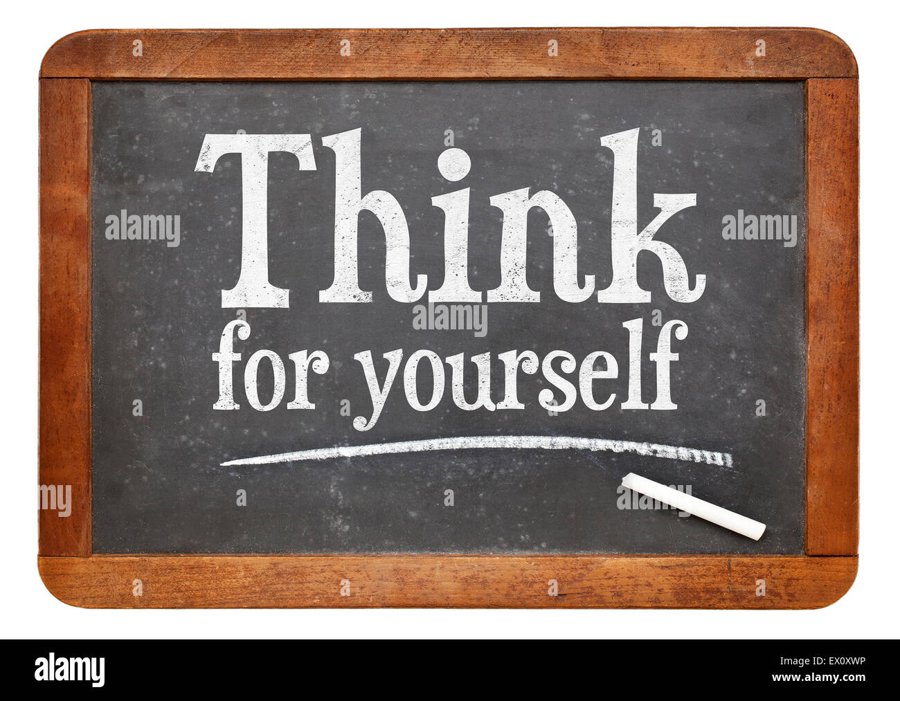 Think By Yourself High Resolution Stock Photography and Images - Alamy