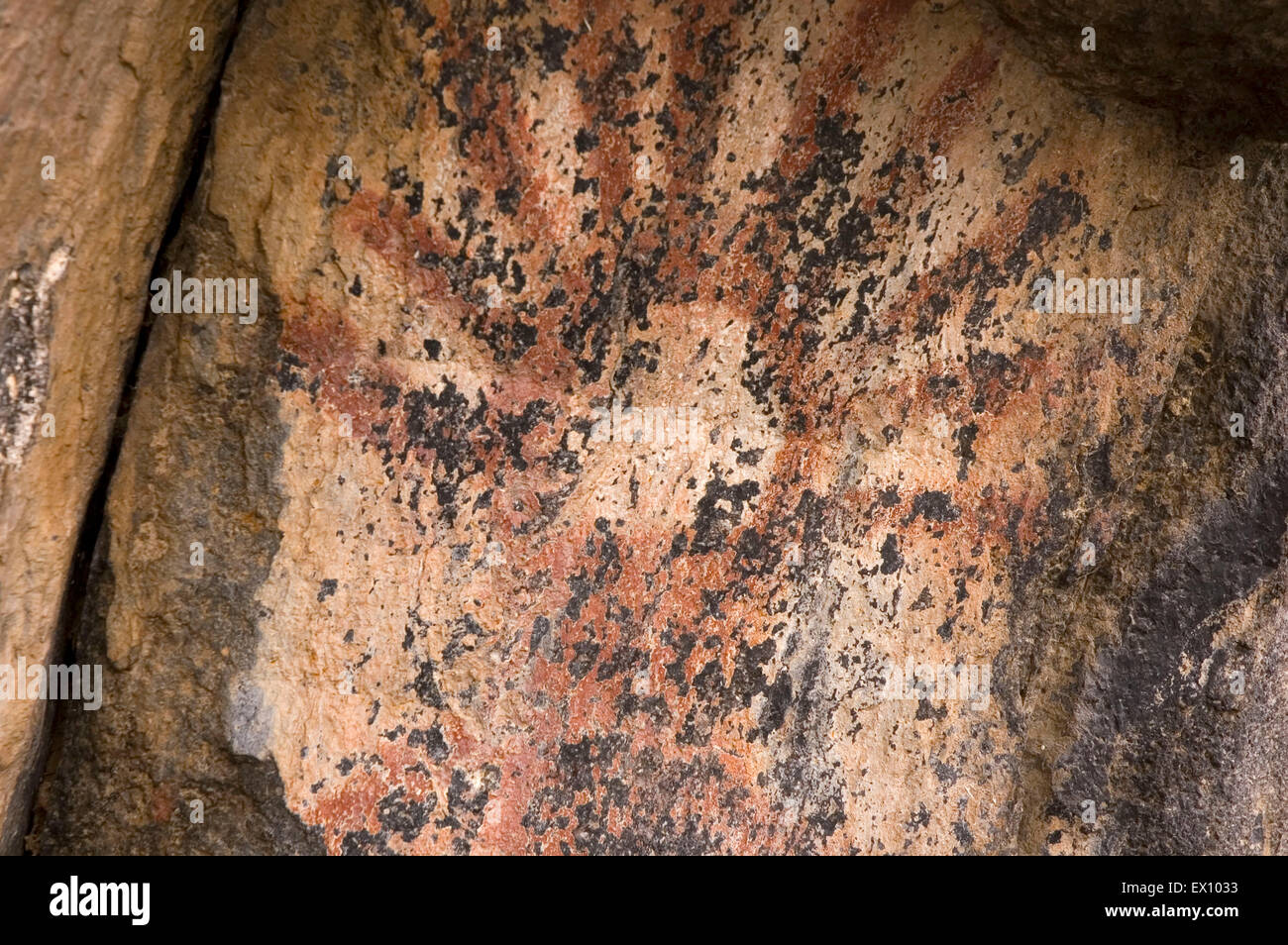 Pictograph, Indian Painted Rocks State Park, Washington Stock Photo - Alamy