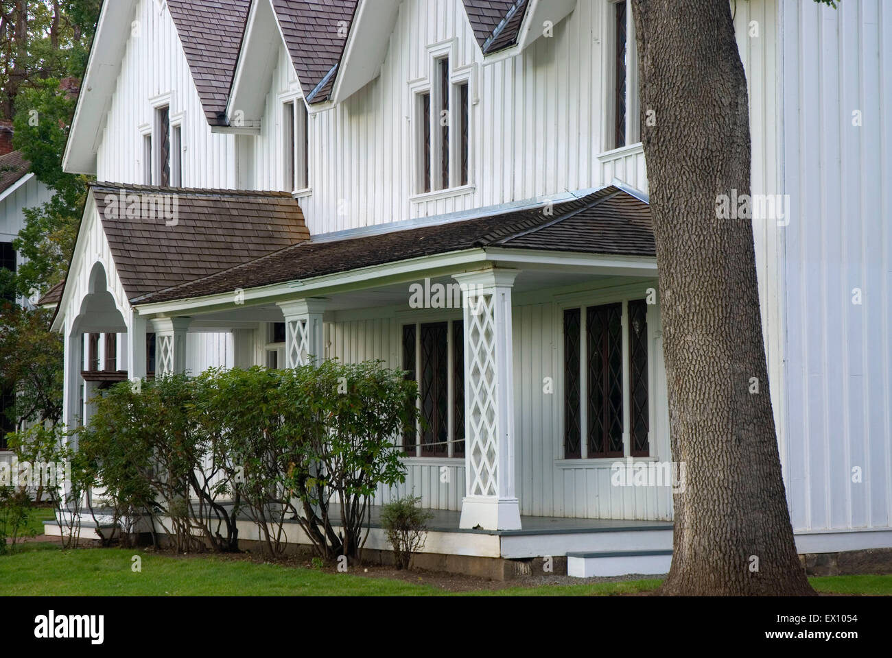 Fort buildings, Fort Simcoe State Park, Yakama Indian Reservation ...