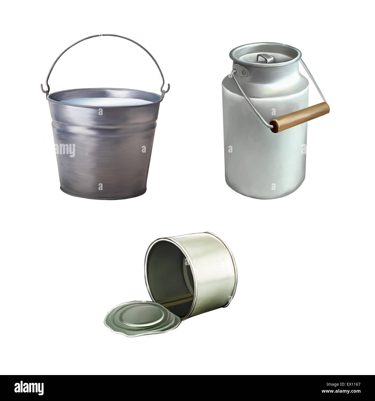 Cow Milk Bucket High Resolution Stock Photography and Images - Alamy