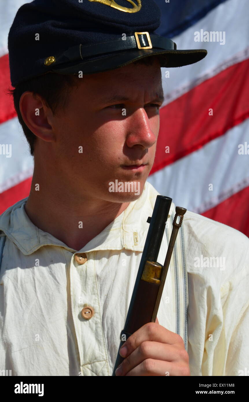 Union solider uniform hi-res stock photography and images - Alamy