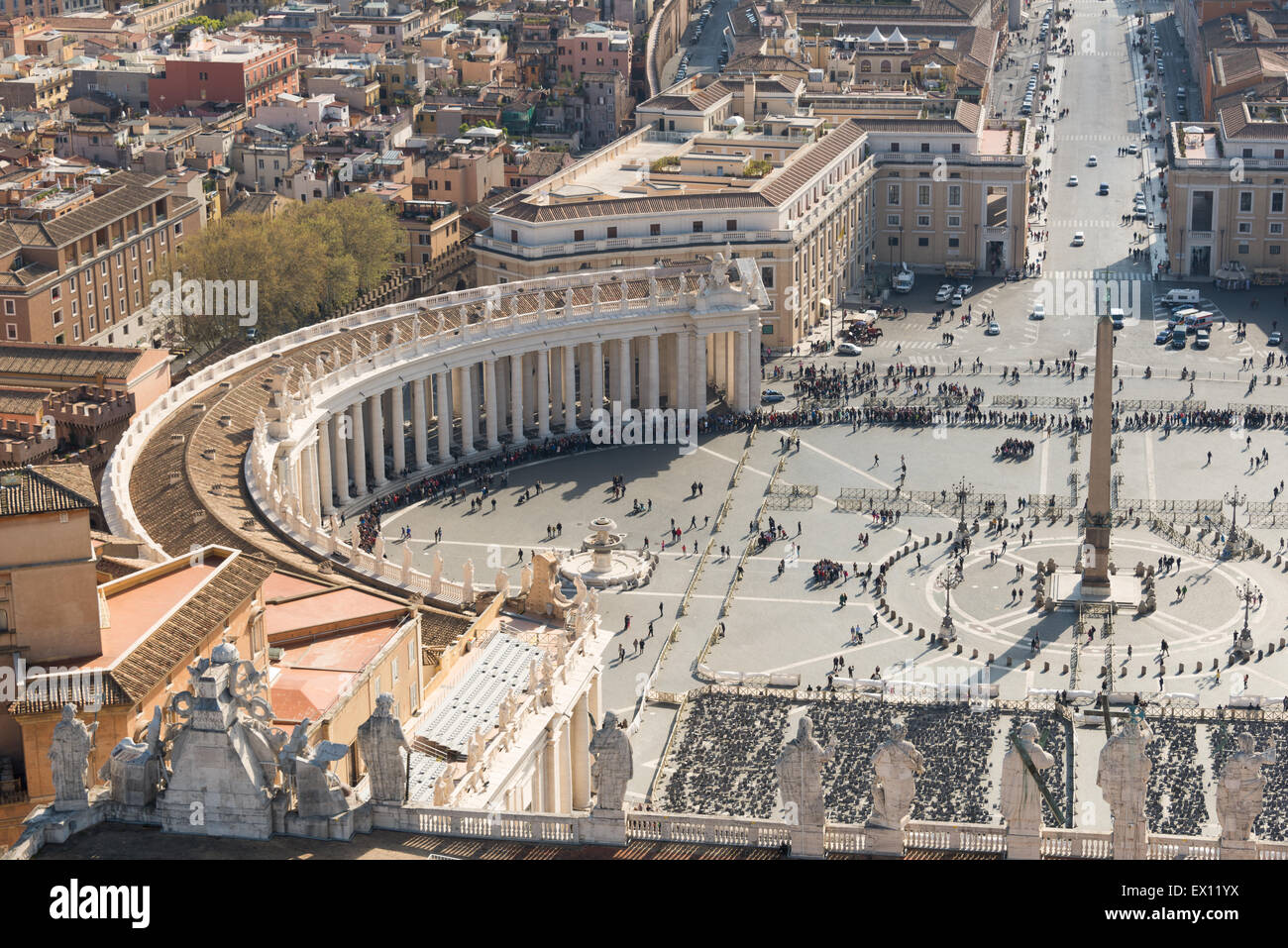 View from top of St. Peter's Basilica Stock Photo - Alamy