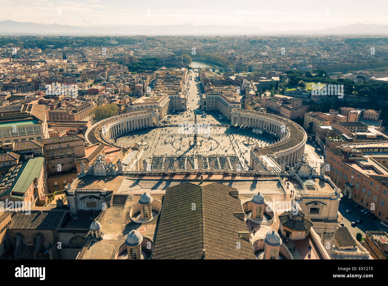 View from top of St. Peter's Basilica Stock Photo - Alamy