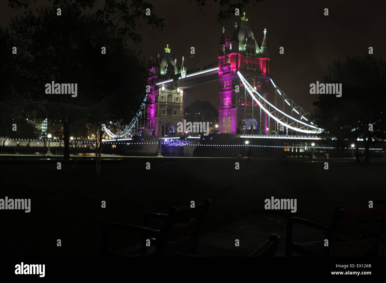 Tower Bridge turned a shade of pink to celebrate the birth of the ...