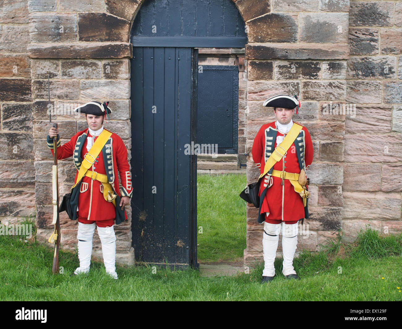 Historical re enactment soldiers england uk High Resolution Stock ...