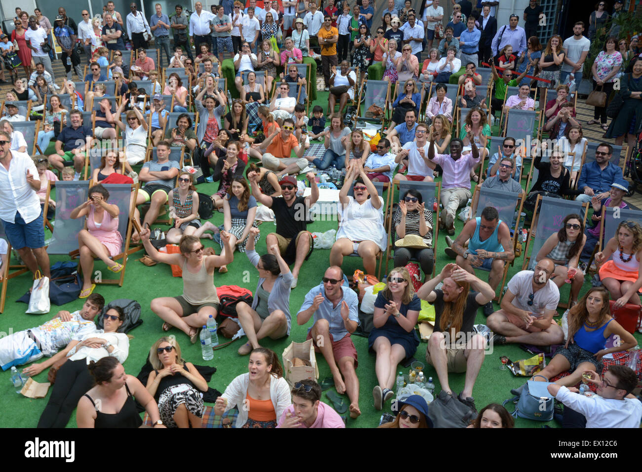 Crowd Watching Big Screen High Resolution Stock Photography and Images ...