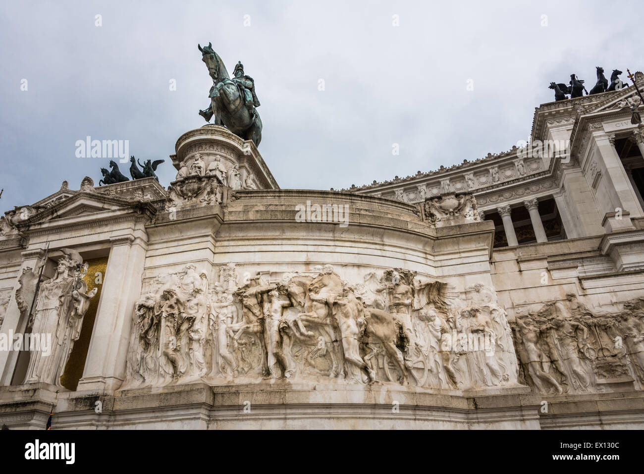 Victor Emmanuel II monument Stock Photo - Alamy