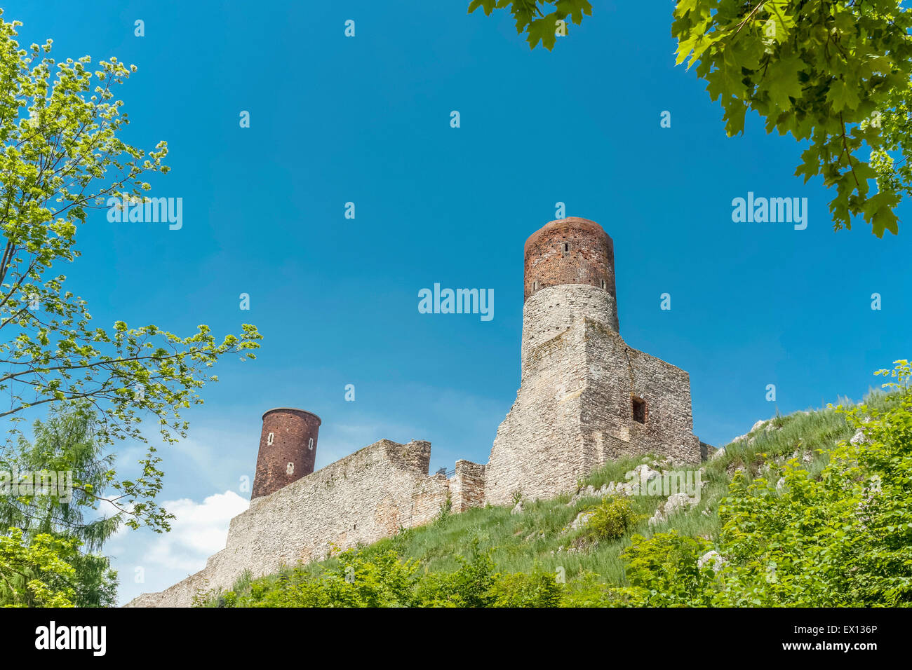 Checiny Castle, Poland Stock Photo - Alamy