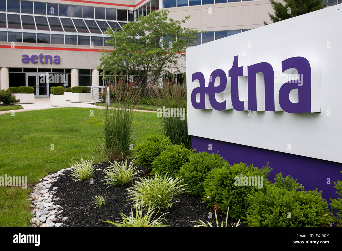 Aetna logo hi-res stock photography and images - Alamy