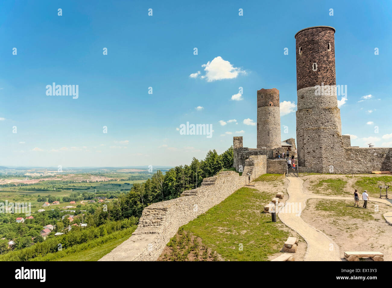Checiny Castle, Poland Stock Photo - Alamy