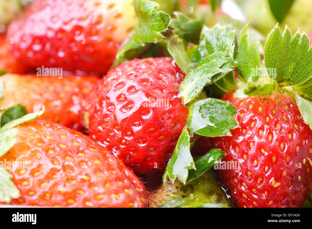 Group of strawberries hi-res stock photography and images - Alamy