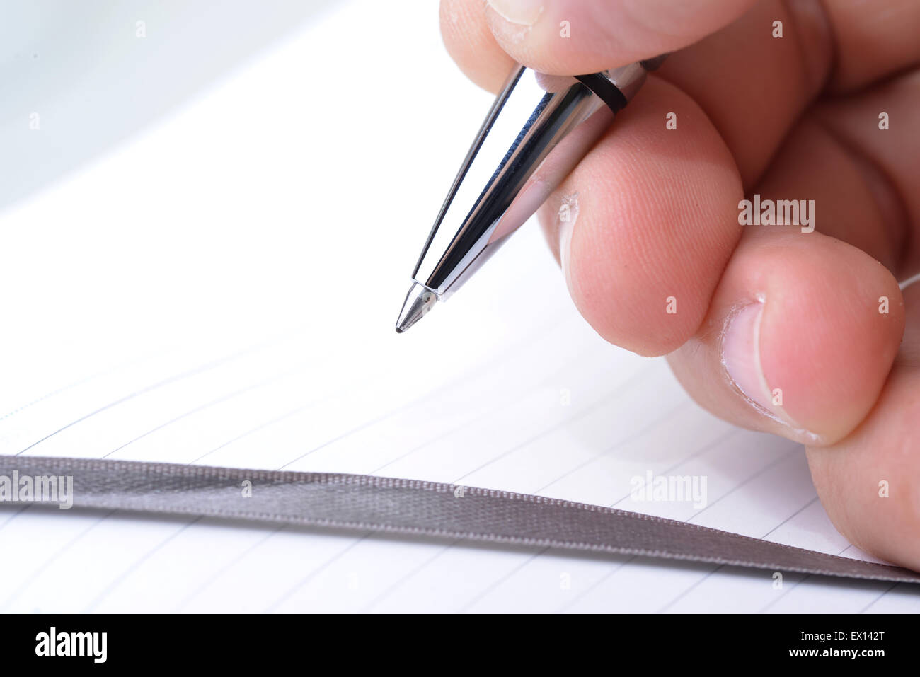 Hand pen writing hi-res stock photography and images - Alamy