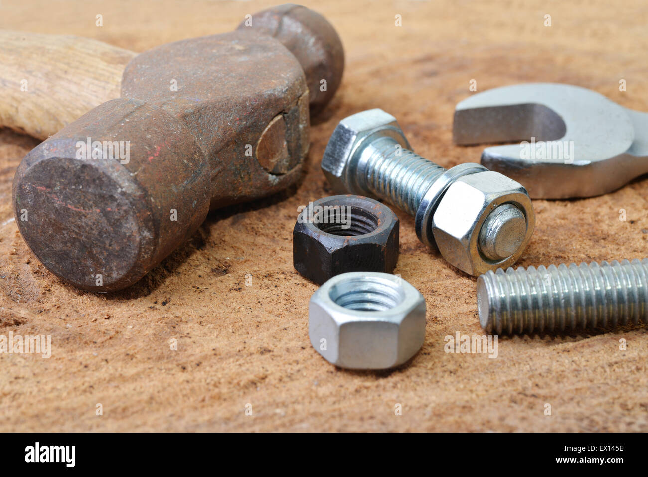 Shiny bolts hi-res stock photography and images - Alamy