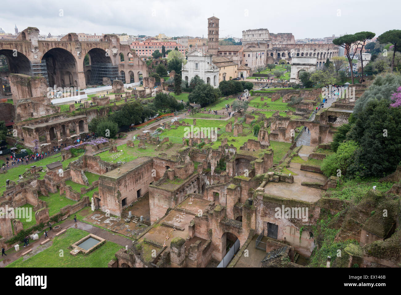 Palatine hill remains hi-res stock photography and images - Alamy