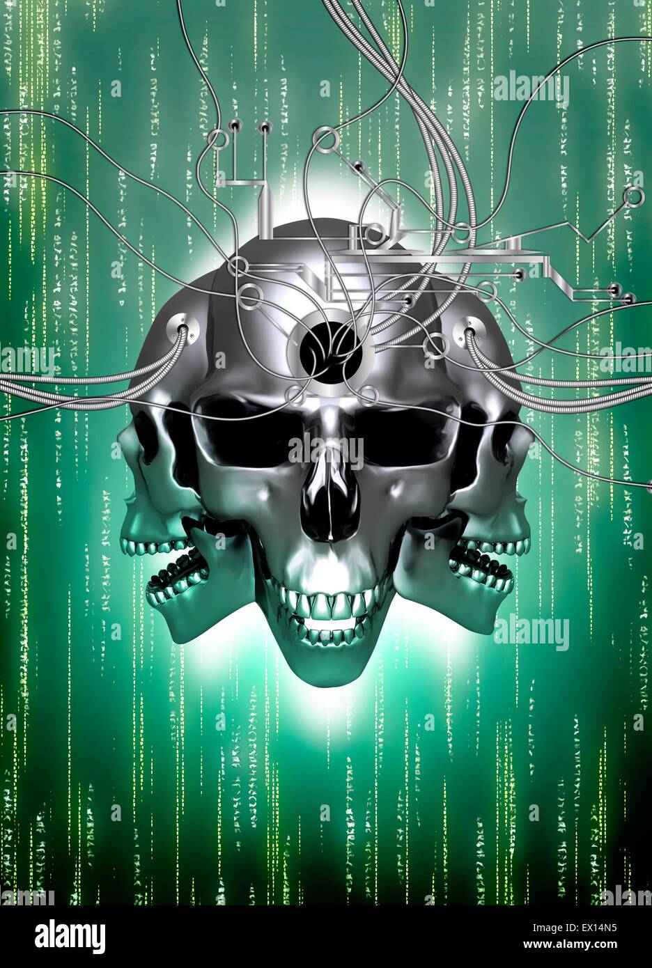 Data hacking, conceptual illustration Stock Photo - Alamy