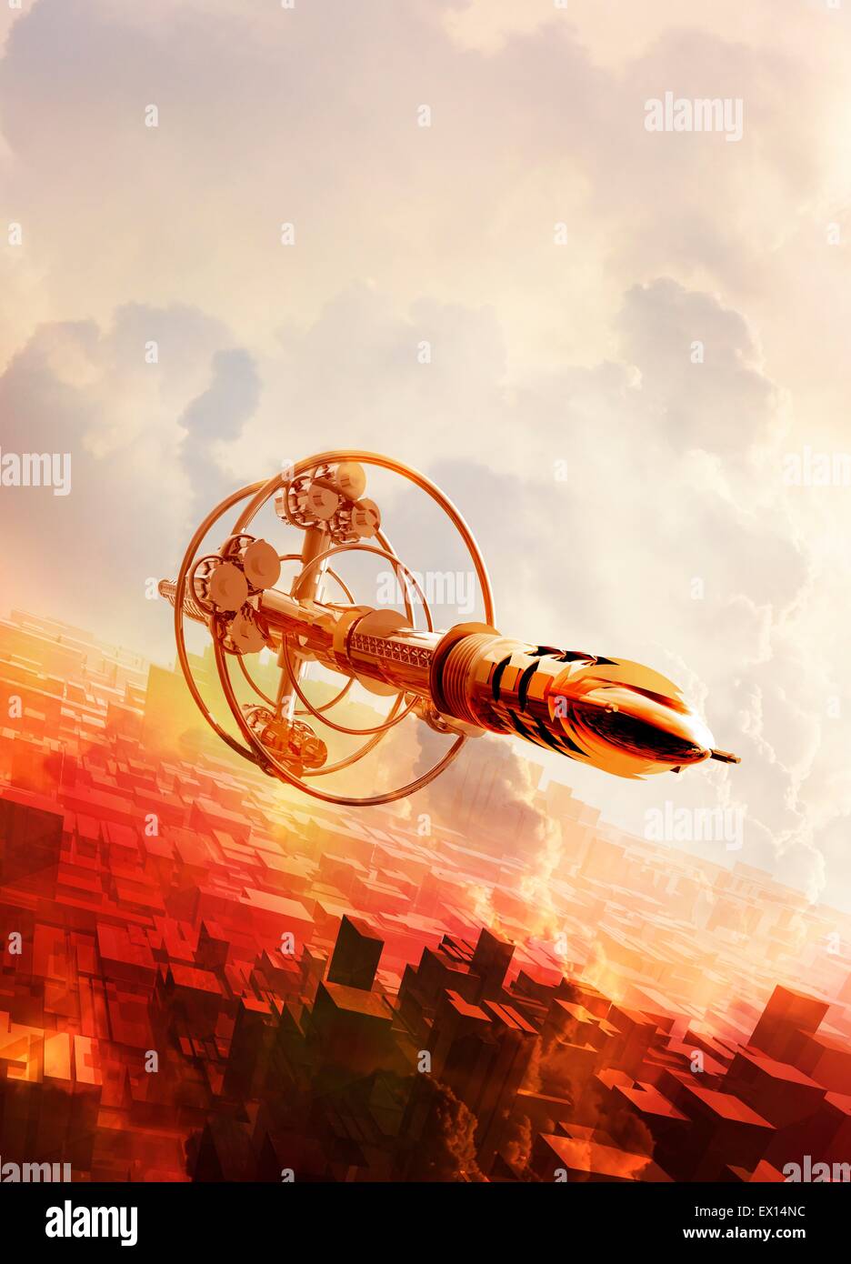 Spacecraft flying hi-res stock photography and images - Alamy